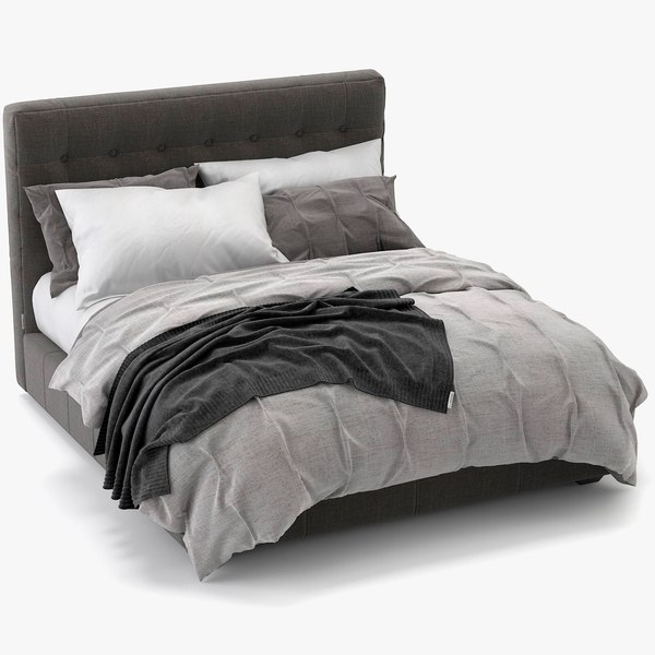 bed photorealistic realistic 3d model