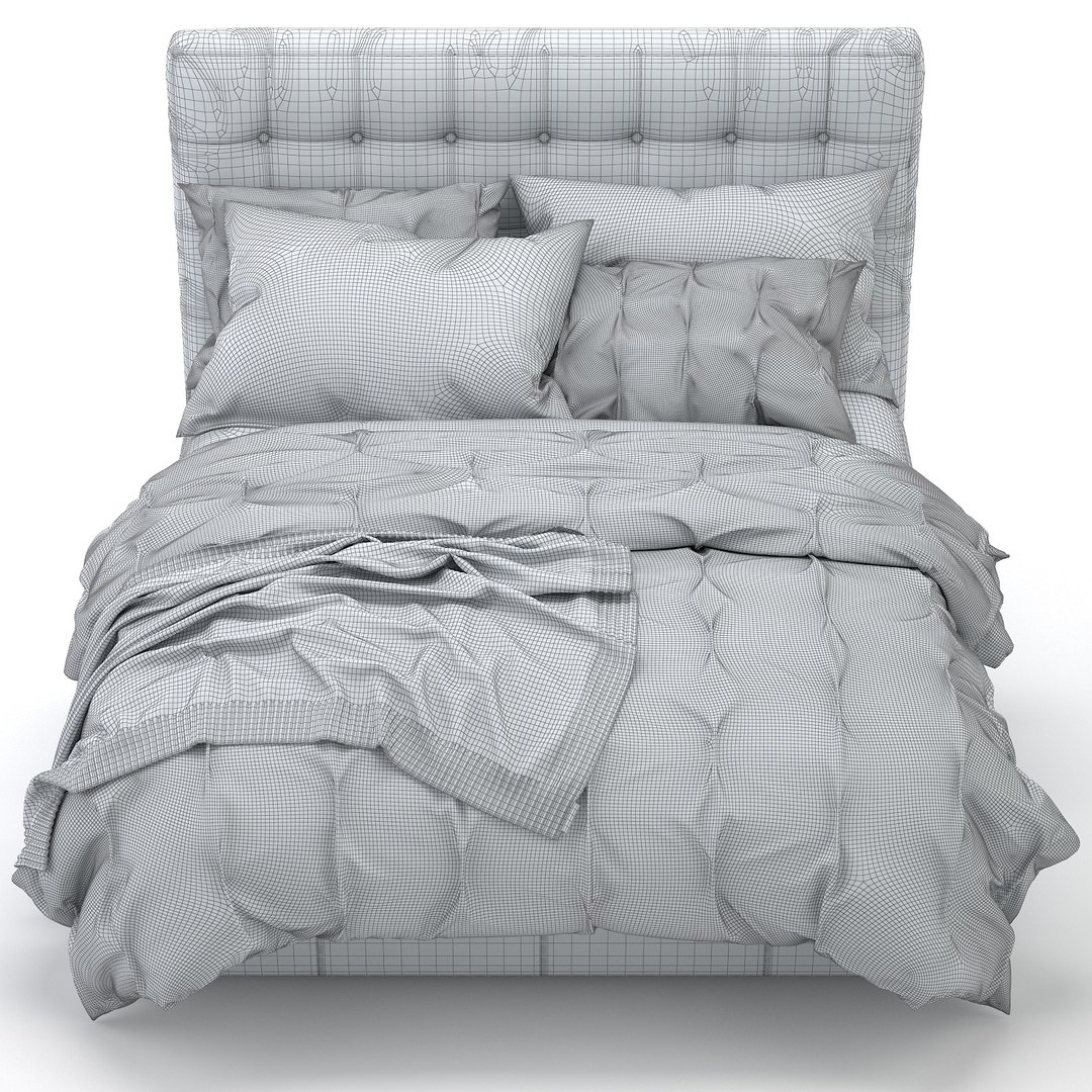 Bed Photorealistic Realistic 3d Ma