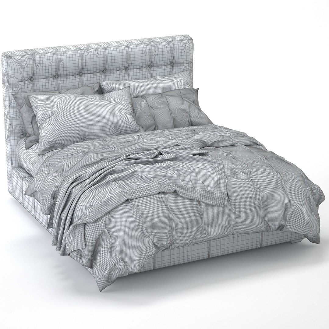 Bed Photorealistic Realistic 3d Ma