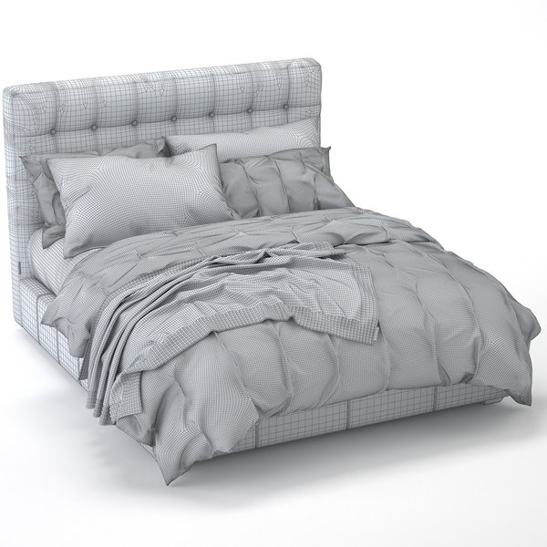 bed photorealistic realistic 3d ma