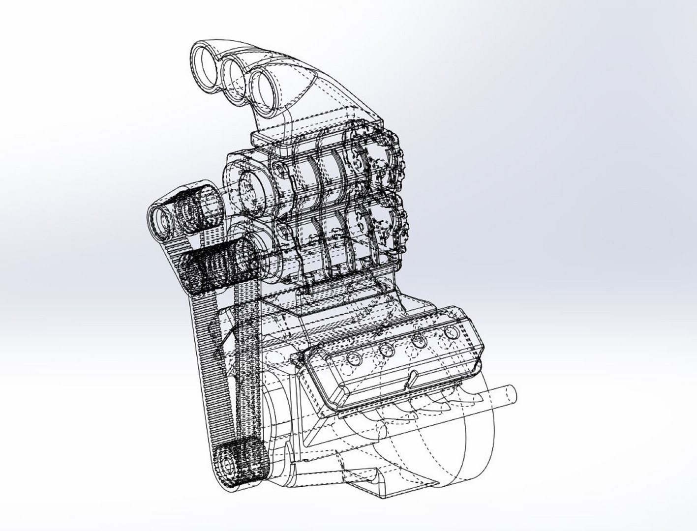 3D Engine Charger Supercharger - TurboSquid 1709098