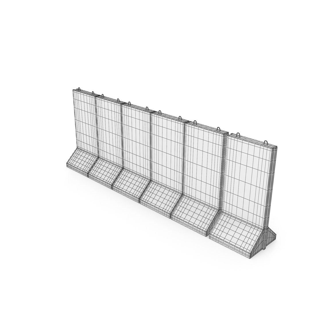 Concrete Wall Panels 3D Model - TurboSquid 2072288