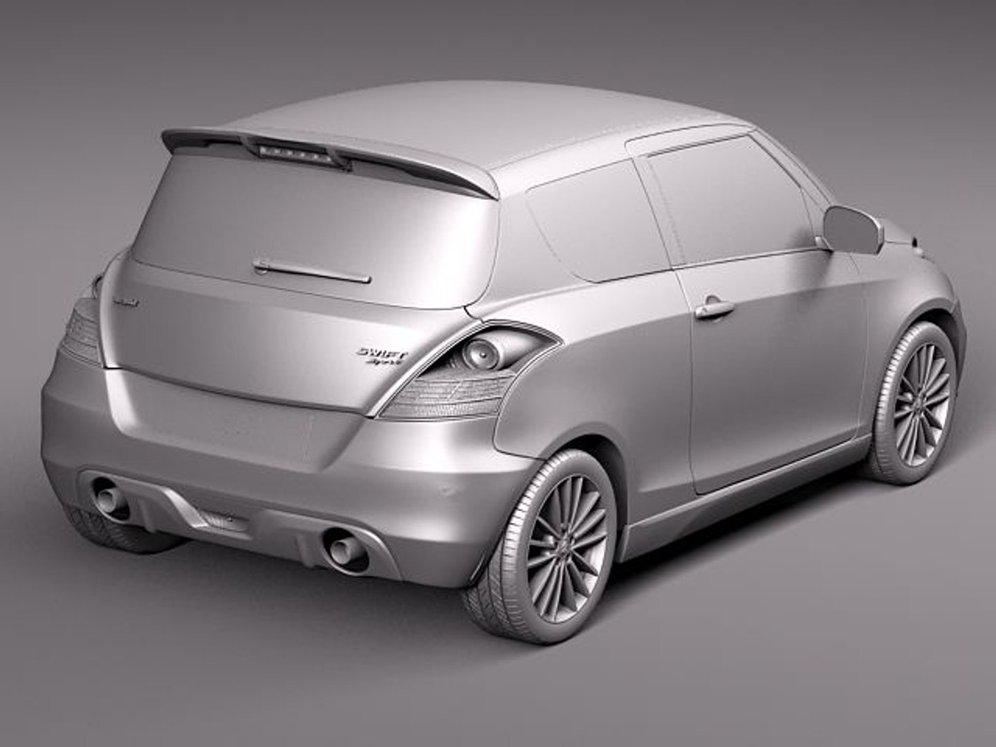 Suzuki Swift Sport 2012 3d Max