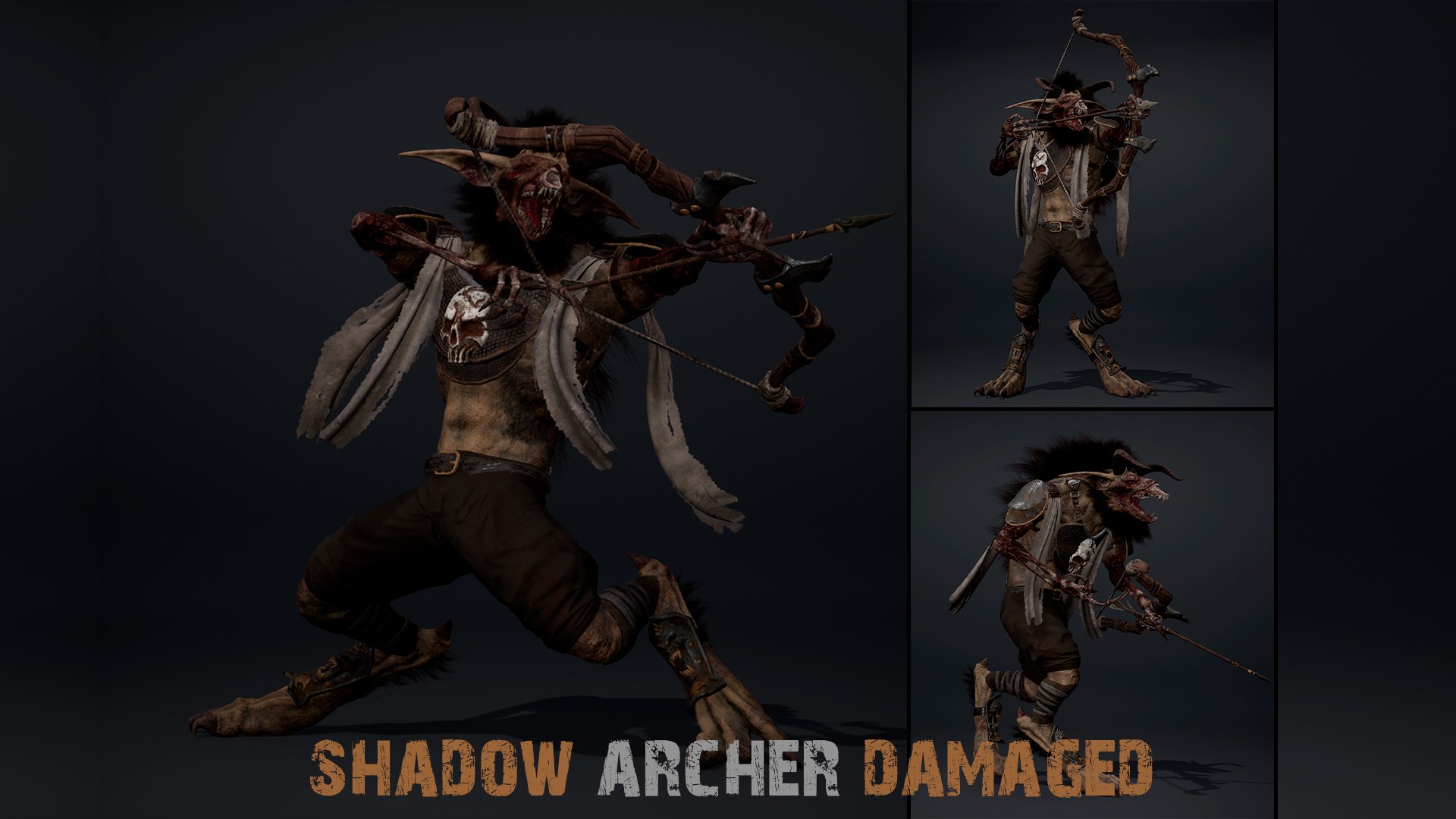 Shadow Archer Damaged 3D Model - TurboSquid 2320817