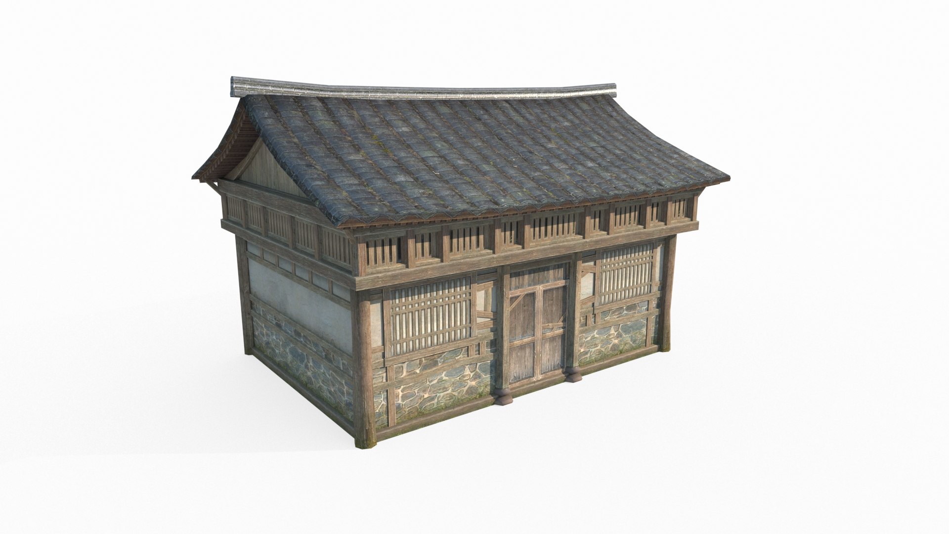 Asian Ancient Architecture Small House Model - TurboSquid 2046318