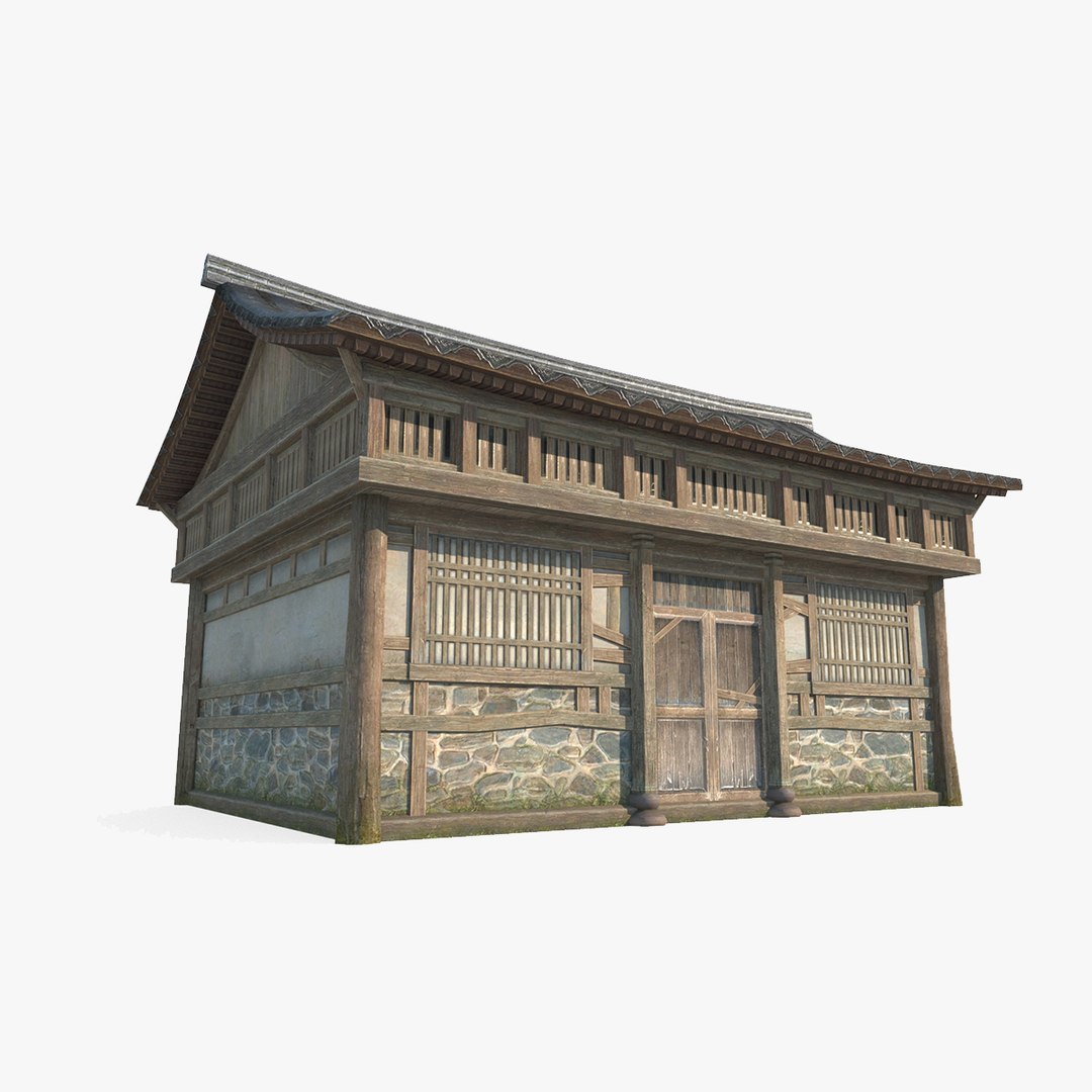 Asian Ancient Architecture Small House Model - TurboSquid 2046318
