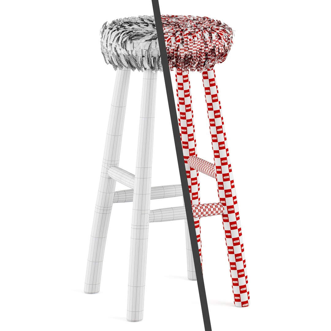 3D Numa Stool Bar - TurboSquid 1685248