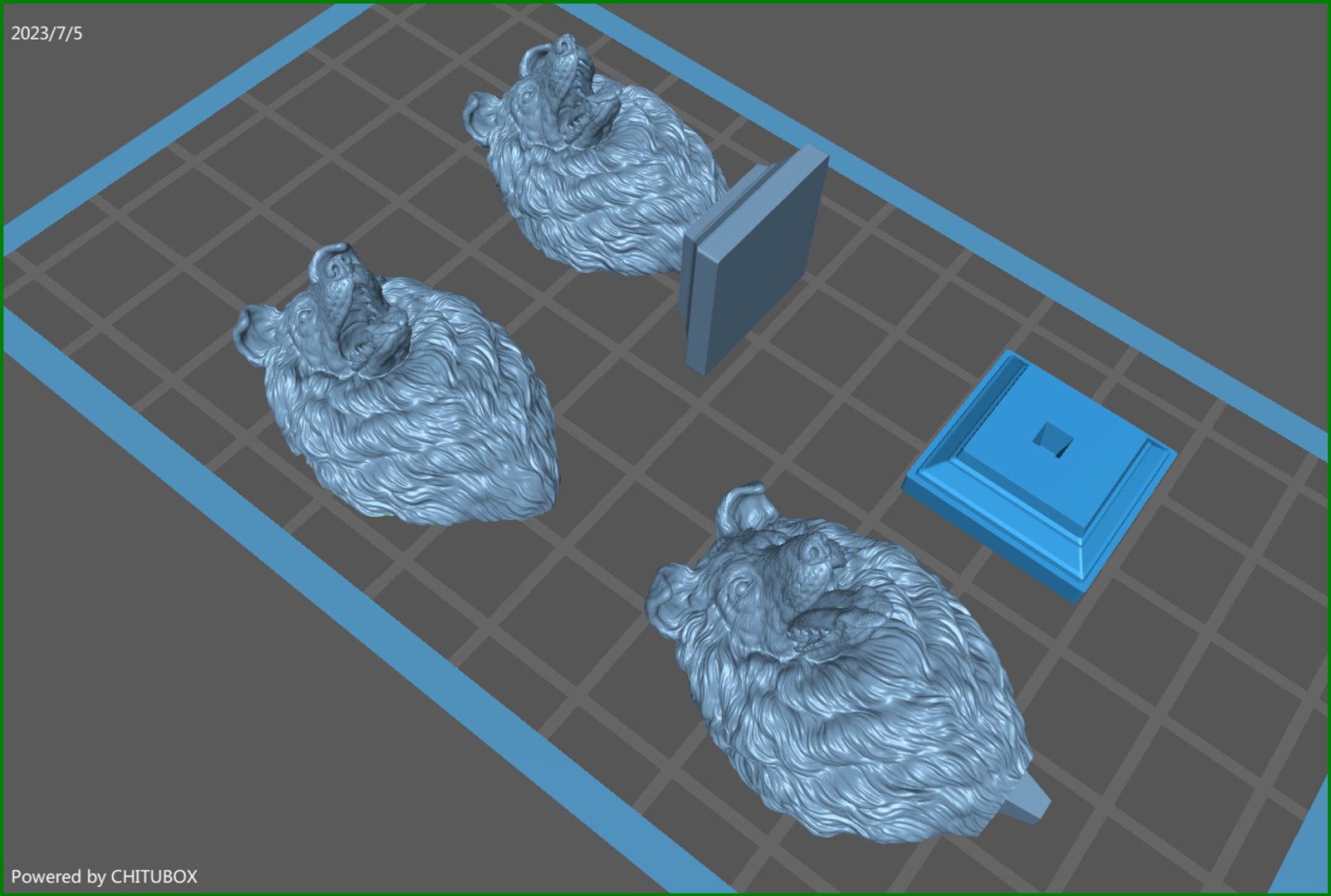 3D Collie Dog head model - TurboSquid 2092515