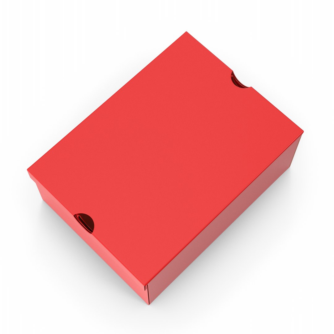 3D model Red Shoe Box - TurboSquid 2168510