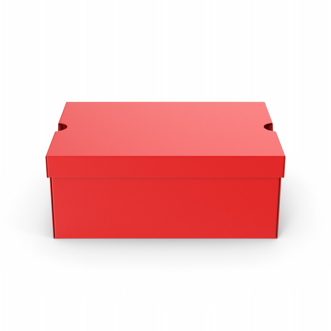 3D model Red Shoe Box - TurboSquid 2168510