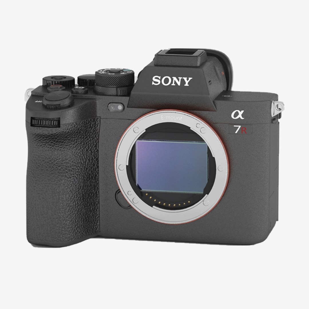 Sony ILCE-7RM5 Full Size Mirrorless SLR Camera 7RV 3D Model ...