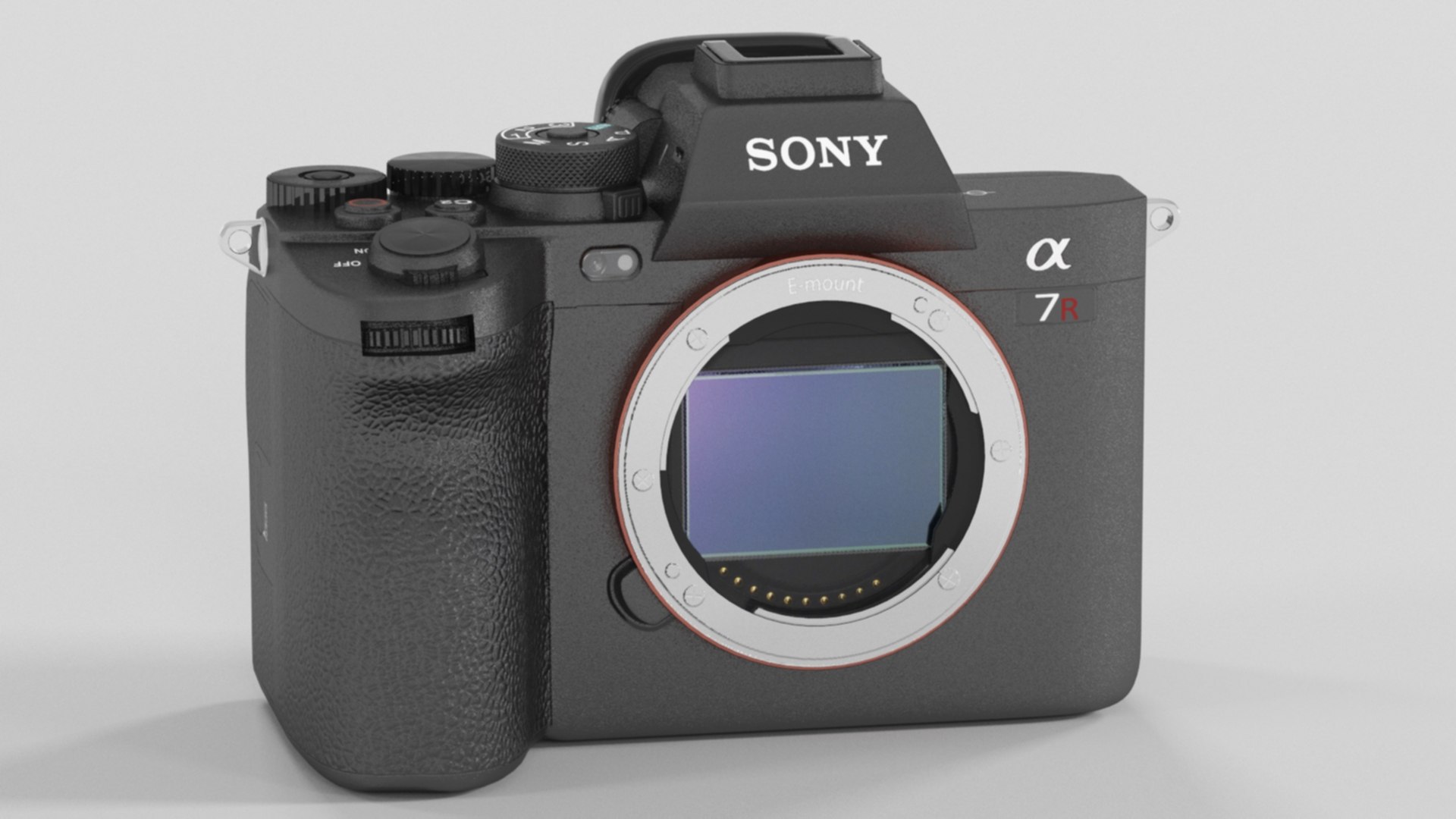 Sony ILCE-7RM5 Full Size Mirrorless SLR Camera 7RV 3D Model - TurboSquid 2235652