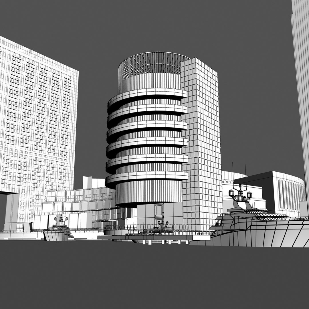 Dubai Marina Mall 3d Model