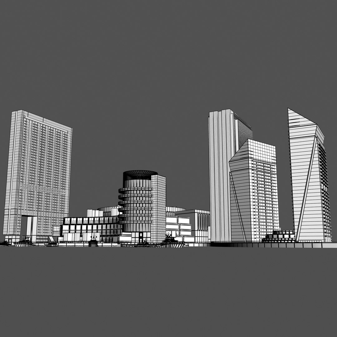 Dubai Marina Mall 3d Model