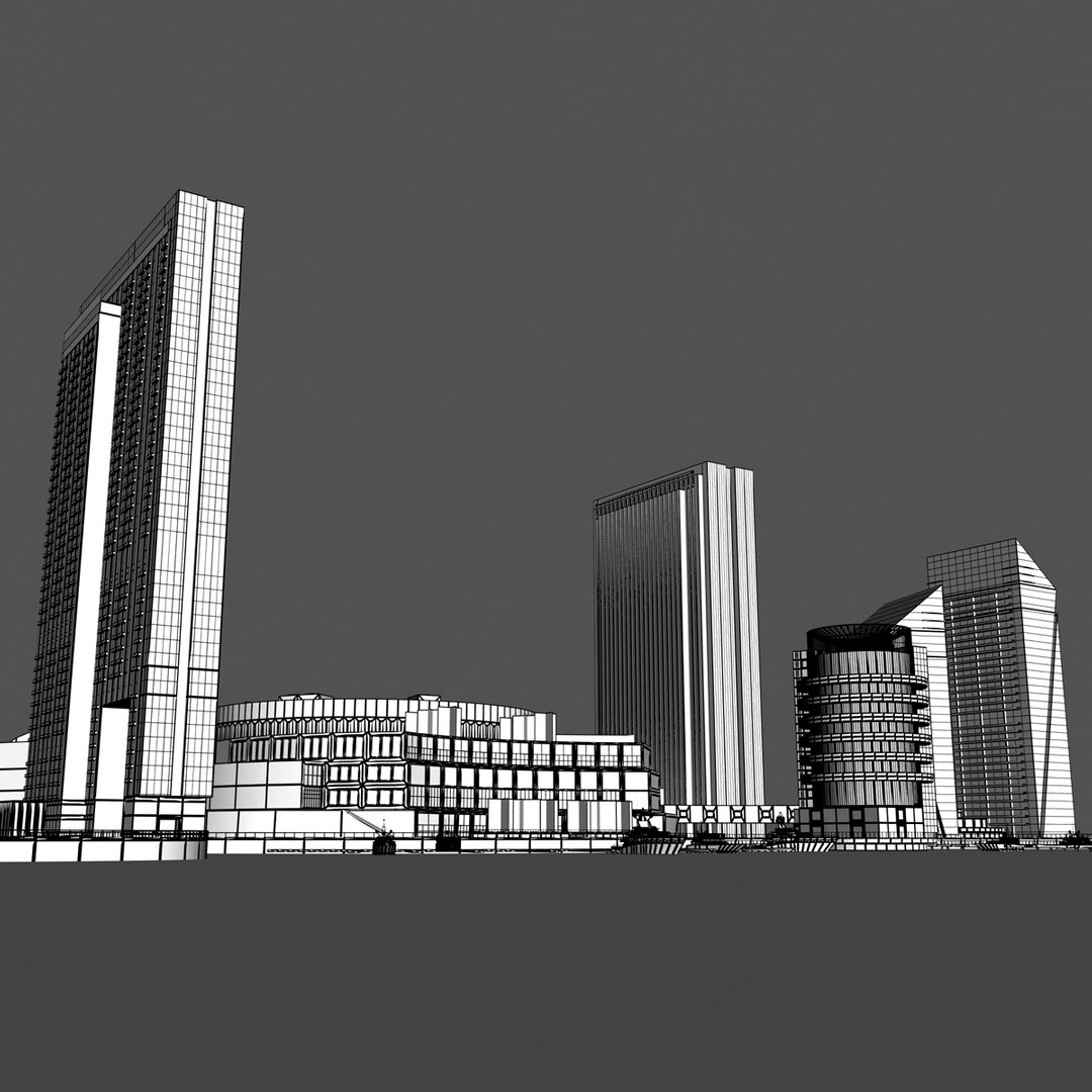 Dubai Marina Mall 3d Model