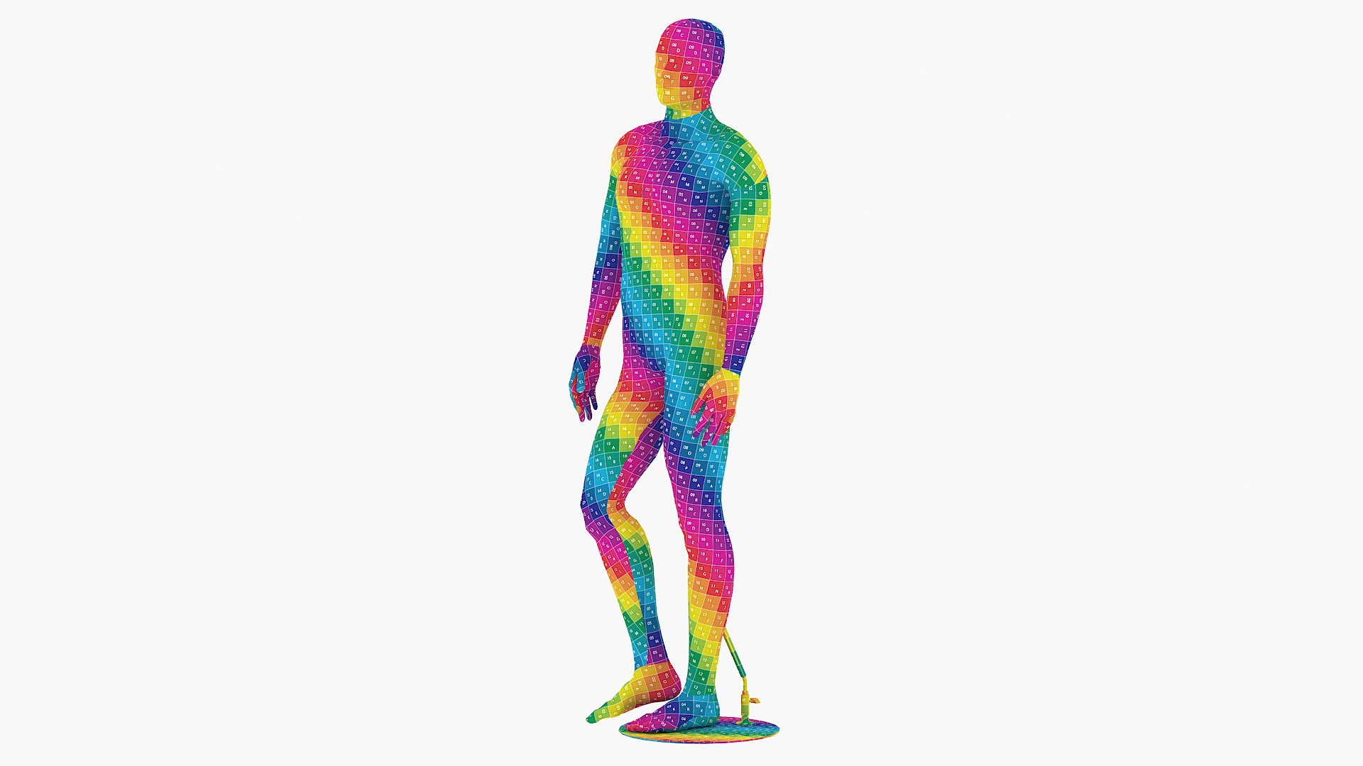 3D Model Male Mannequin Pose 3 - TurboSquid 2345216