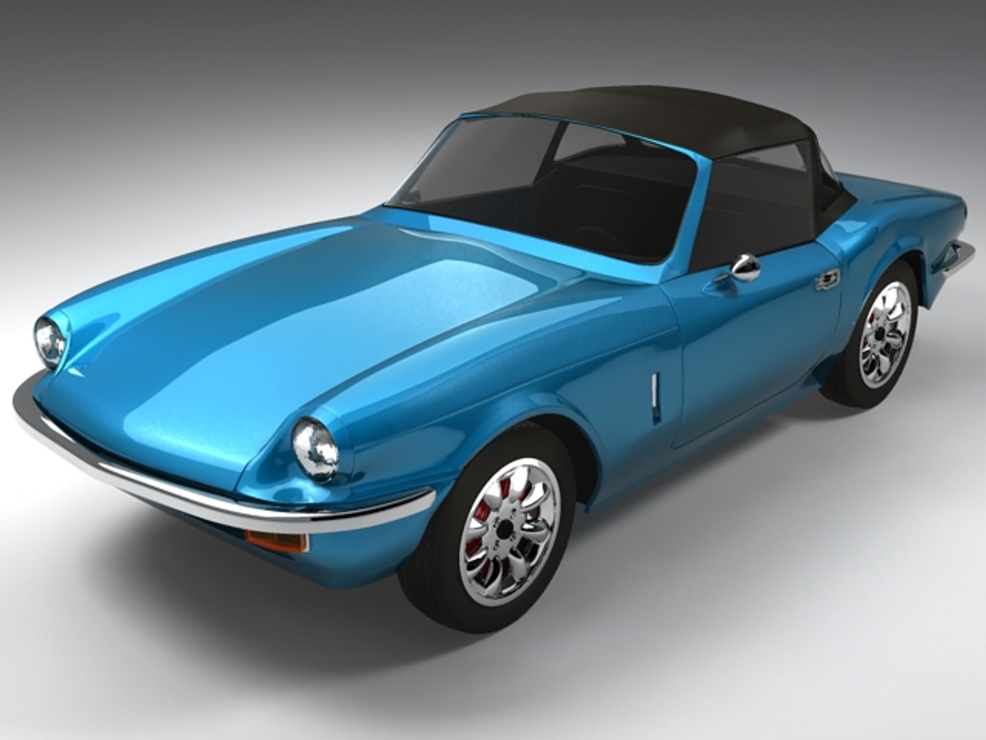 3d Triumph Spitfire 1500 Model