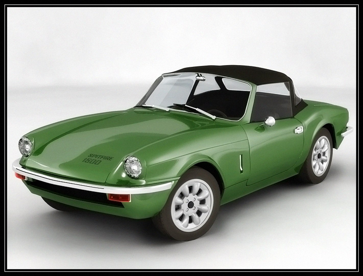 3d Triumph Spitfire 1500 Model