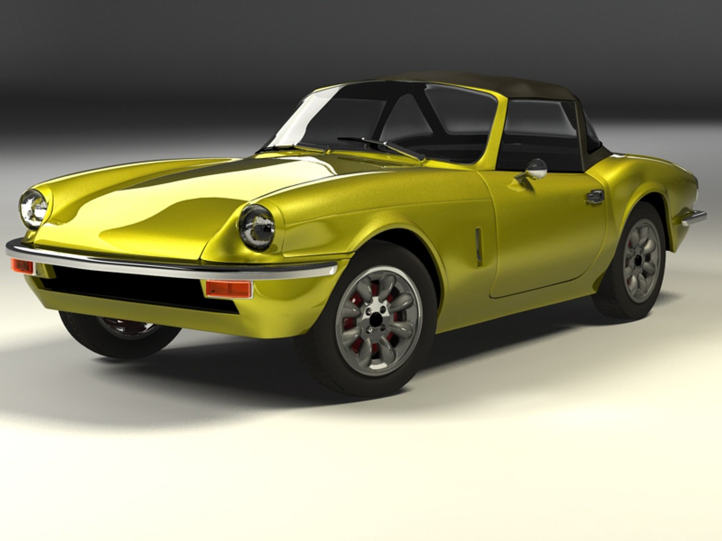 3d Triumph Spitfire 1500 Model