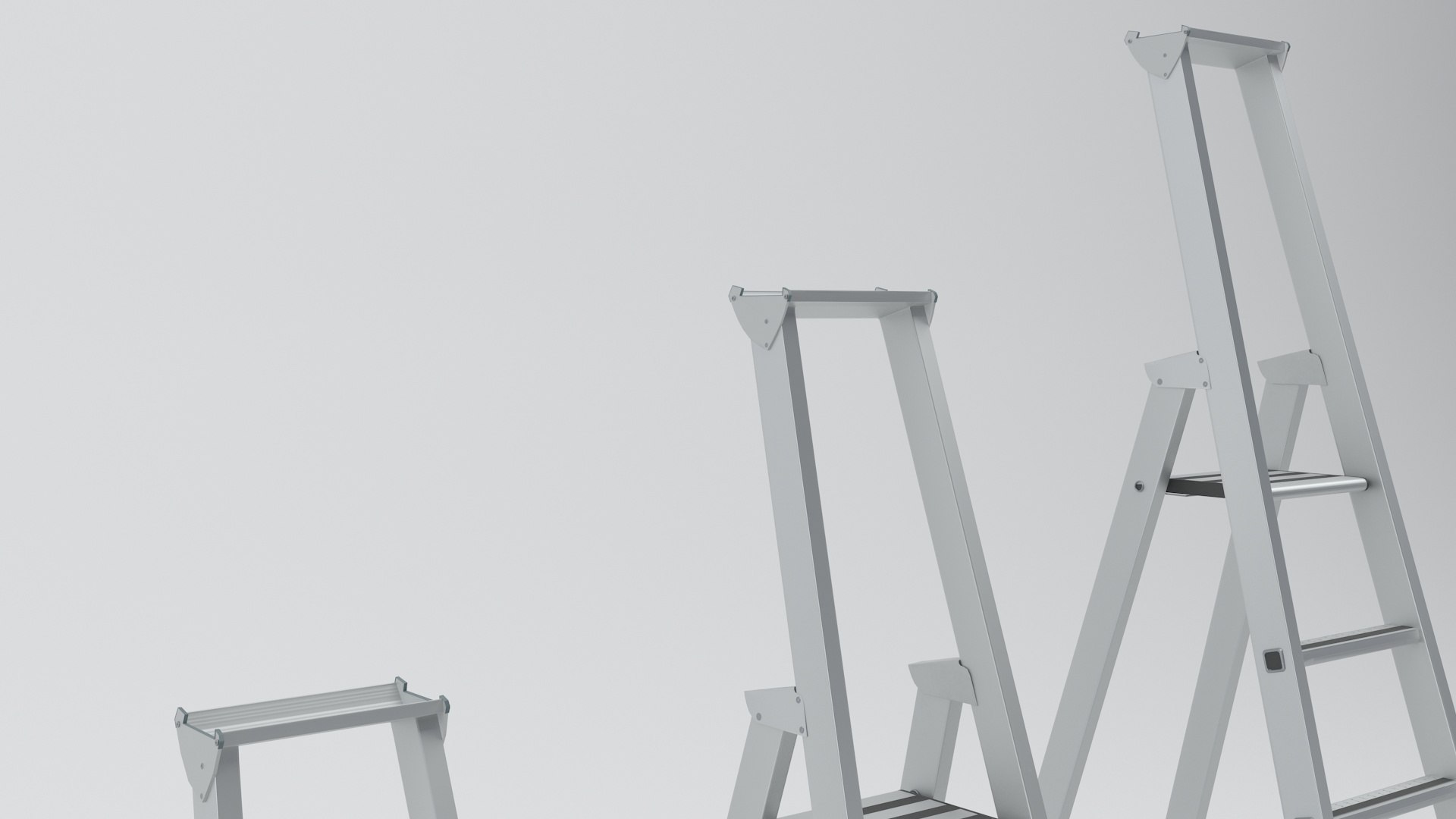 Zarges Ladder 3-5-7 3D Model - TurboSquid 2113421