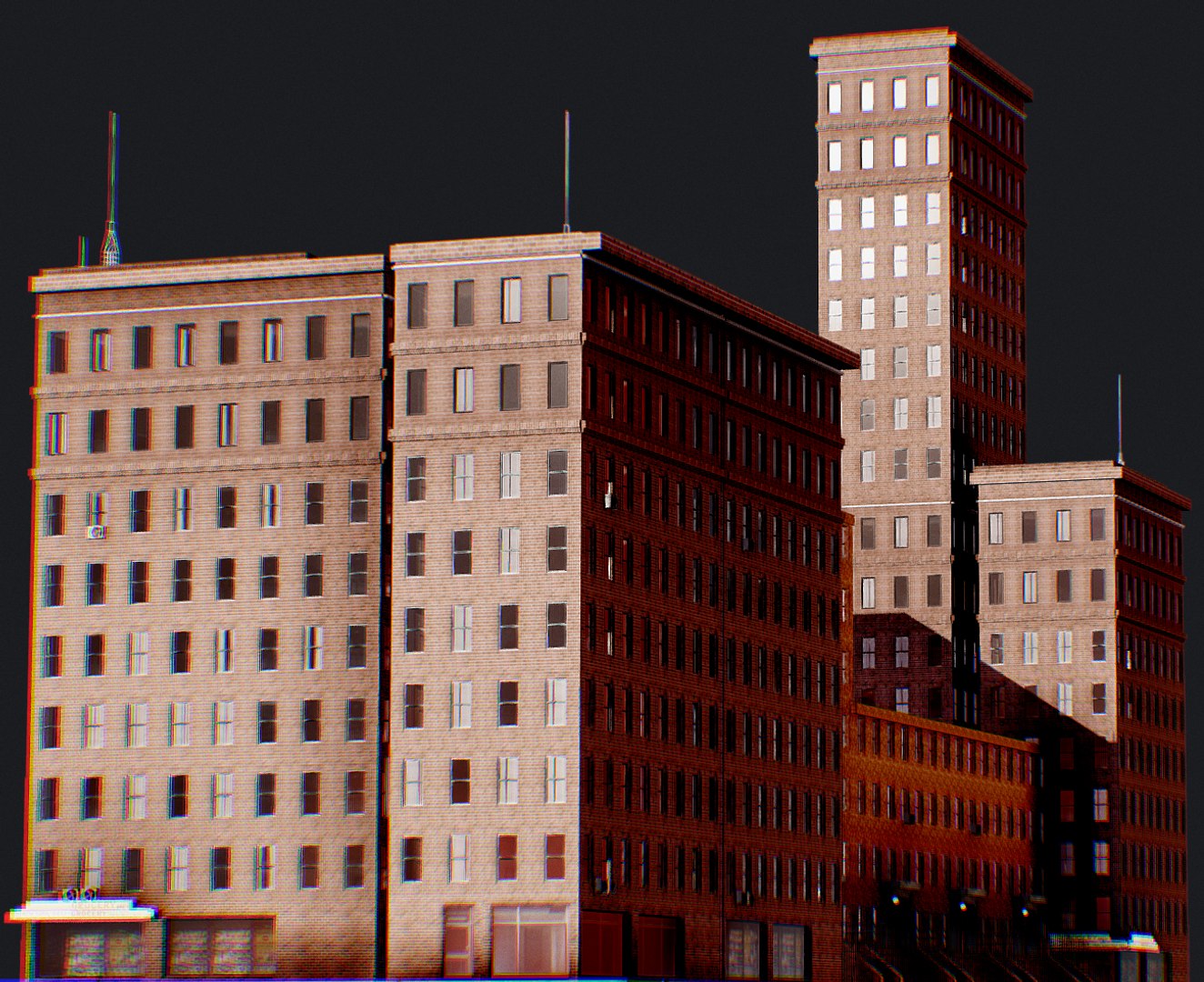 Low Poly - New York City Block 2 3D Model - TurboSquid 1886515