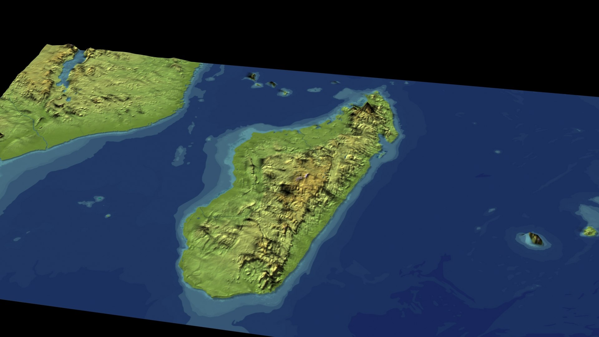 Madagascar Maps 3d Model