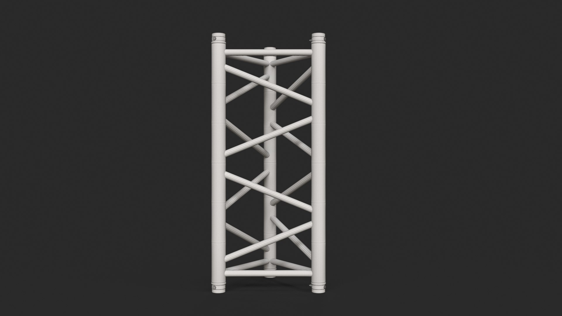 3D Triangular Truss A 40T - TurboSquid 2045225