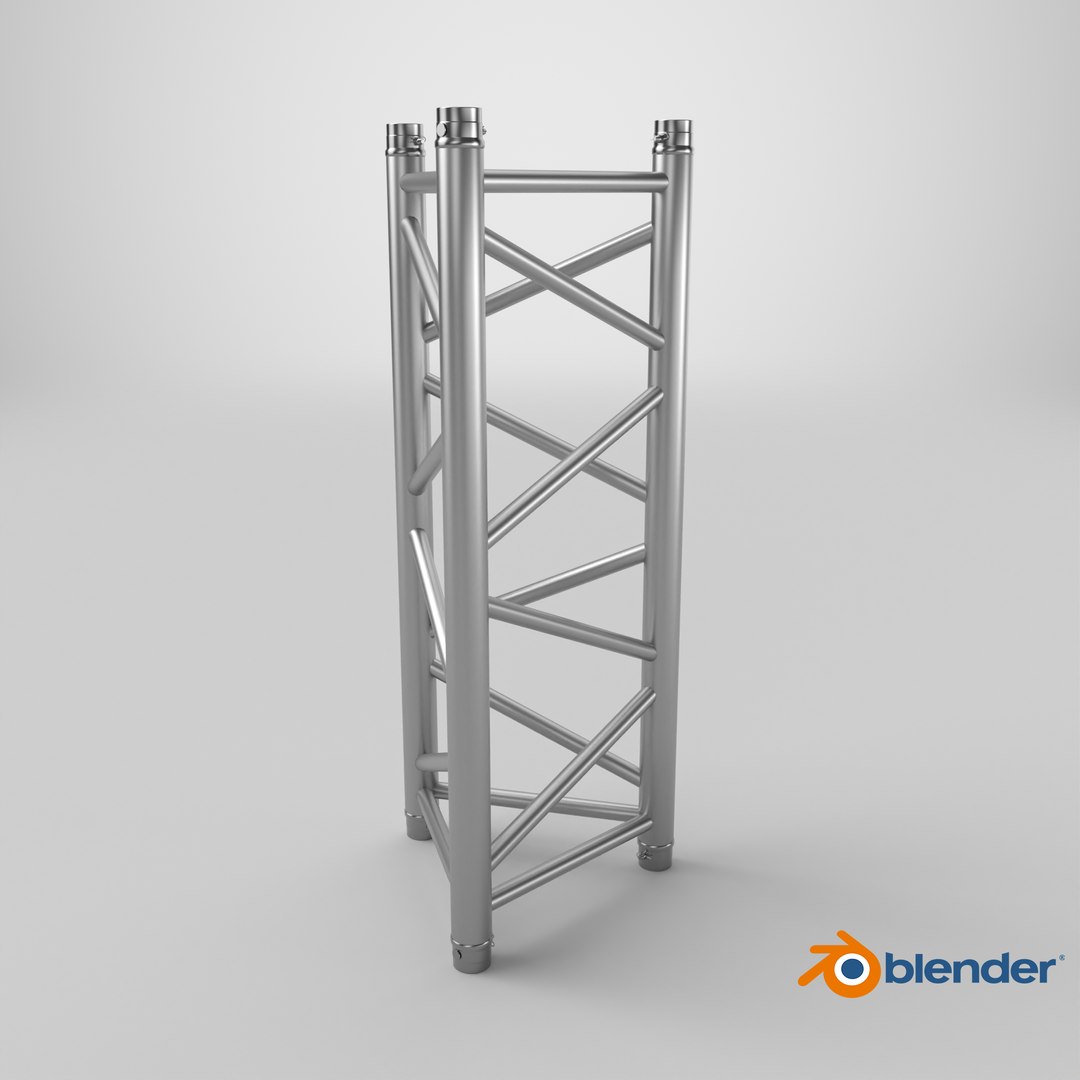 3D Triangular Truss A 40T - TurboSquid 2045225