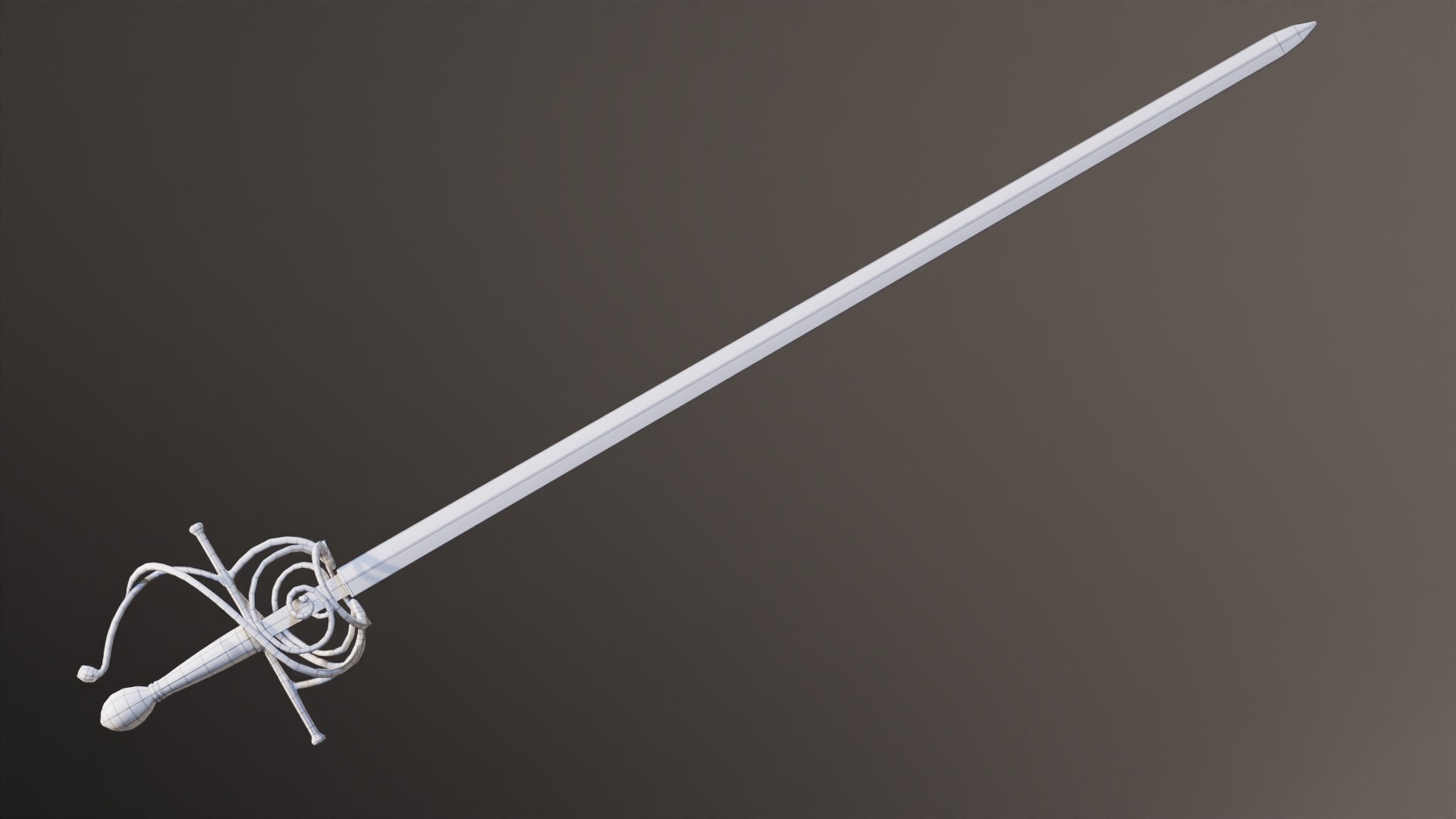 Rapier Western European Sword 3D - TurboSquid 1983727