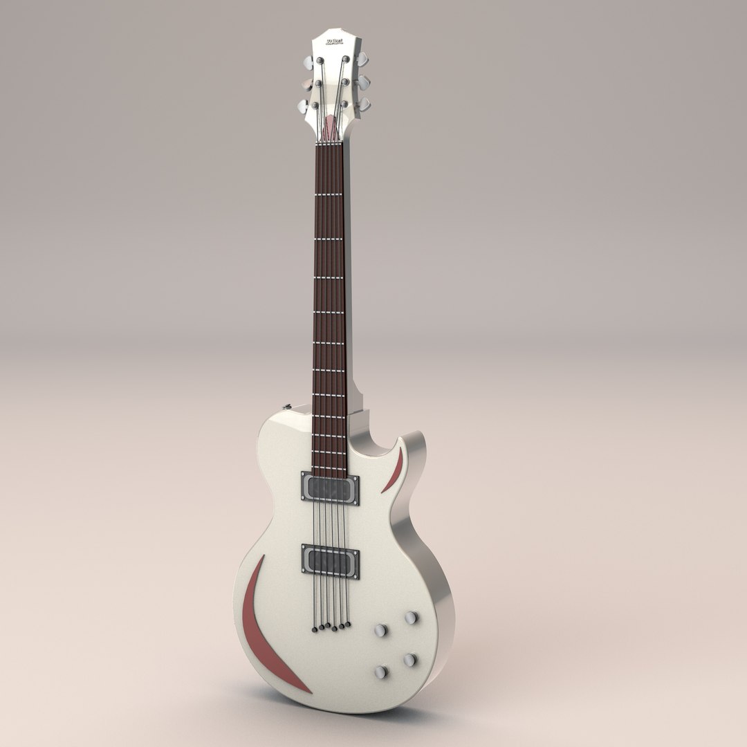 Electric Guitar 3d Model
