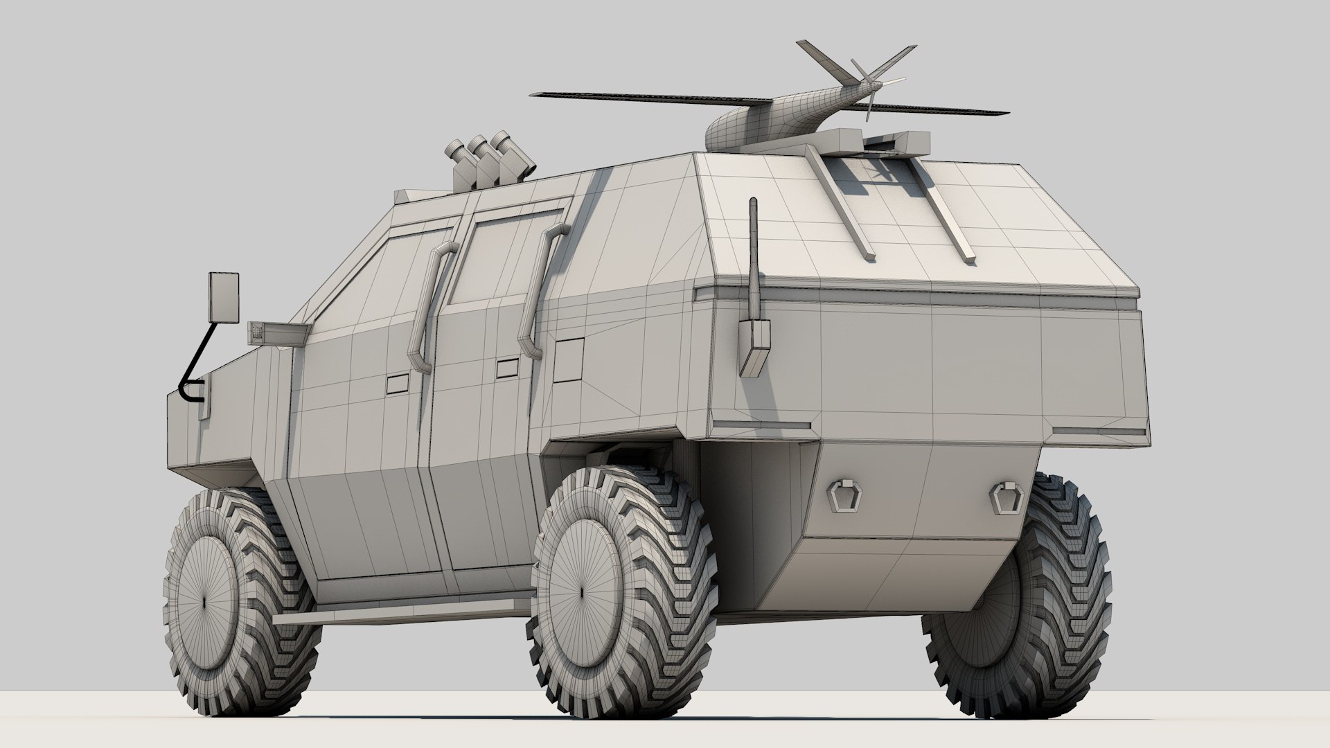 Lizard 4x4 Tactical Concept Reconnaissance UAV 3D model - TurboSquid ...