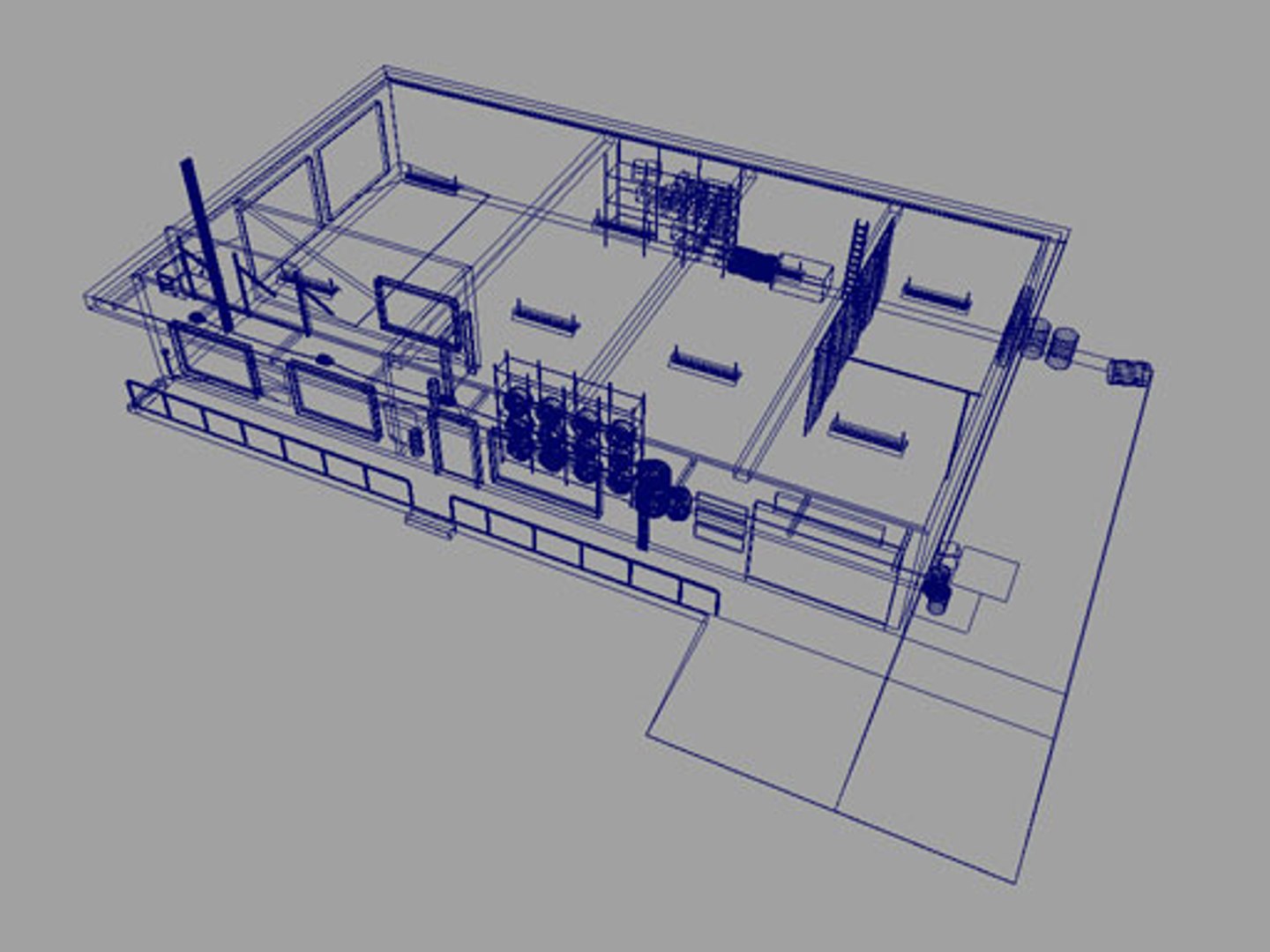 3d Model Custom Auto Shop