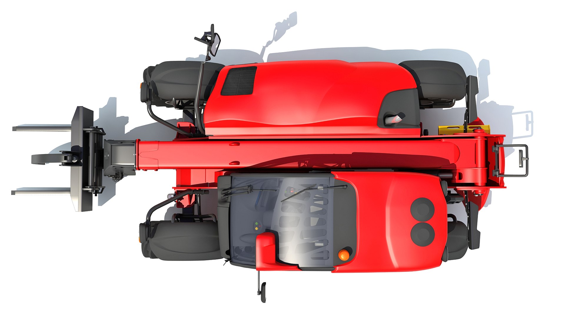 Handler Telehandler 3D Model - TurboSquid 1673081