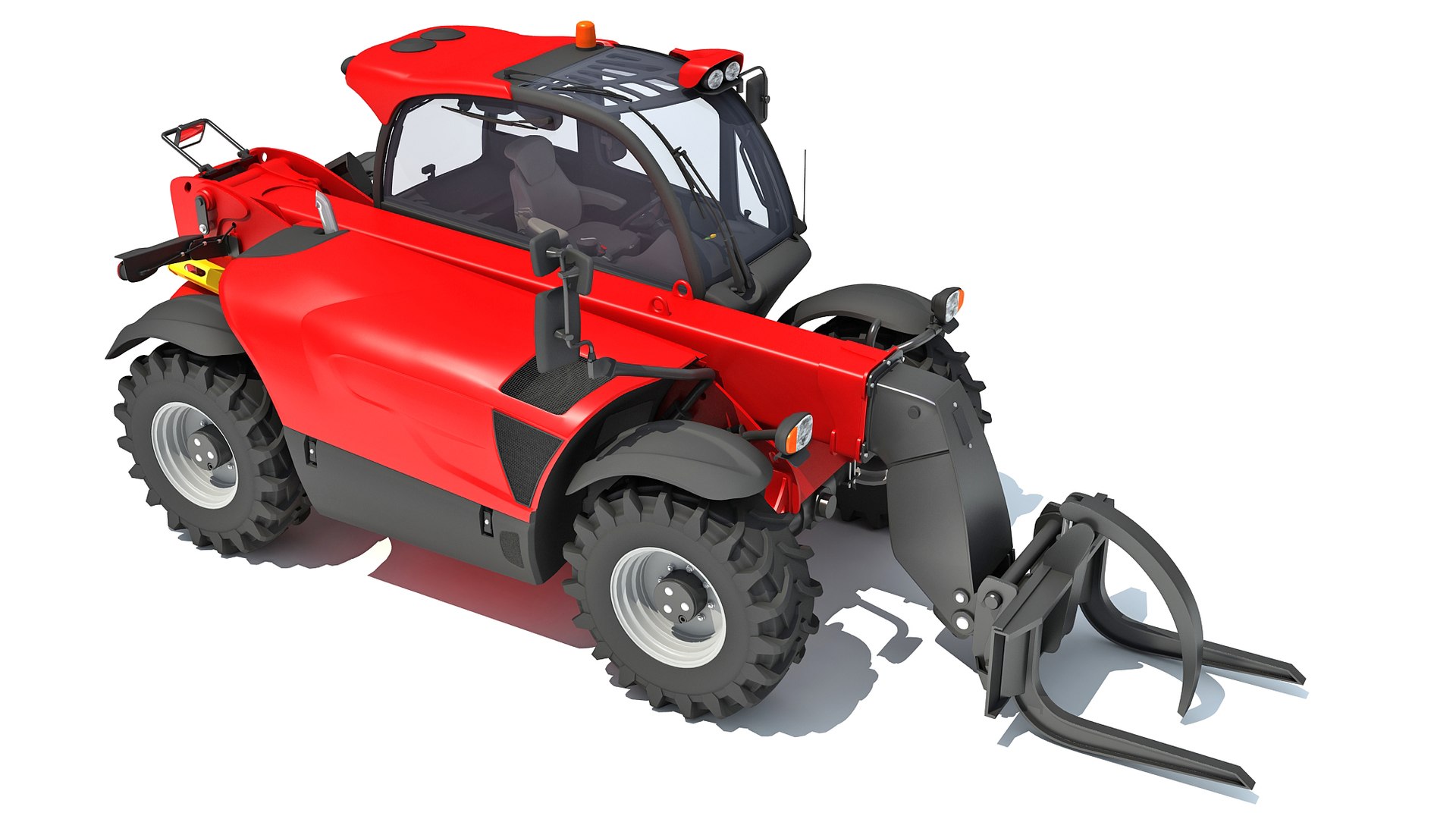 Handler Telehandler 3D Model - TurboSquid 1673081