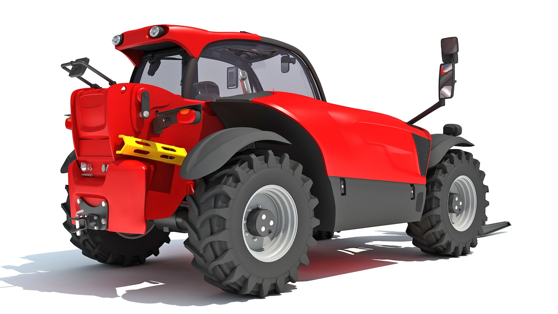 Handler Telehandler 3D Model - TurboSquid 1673081