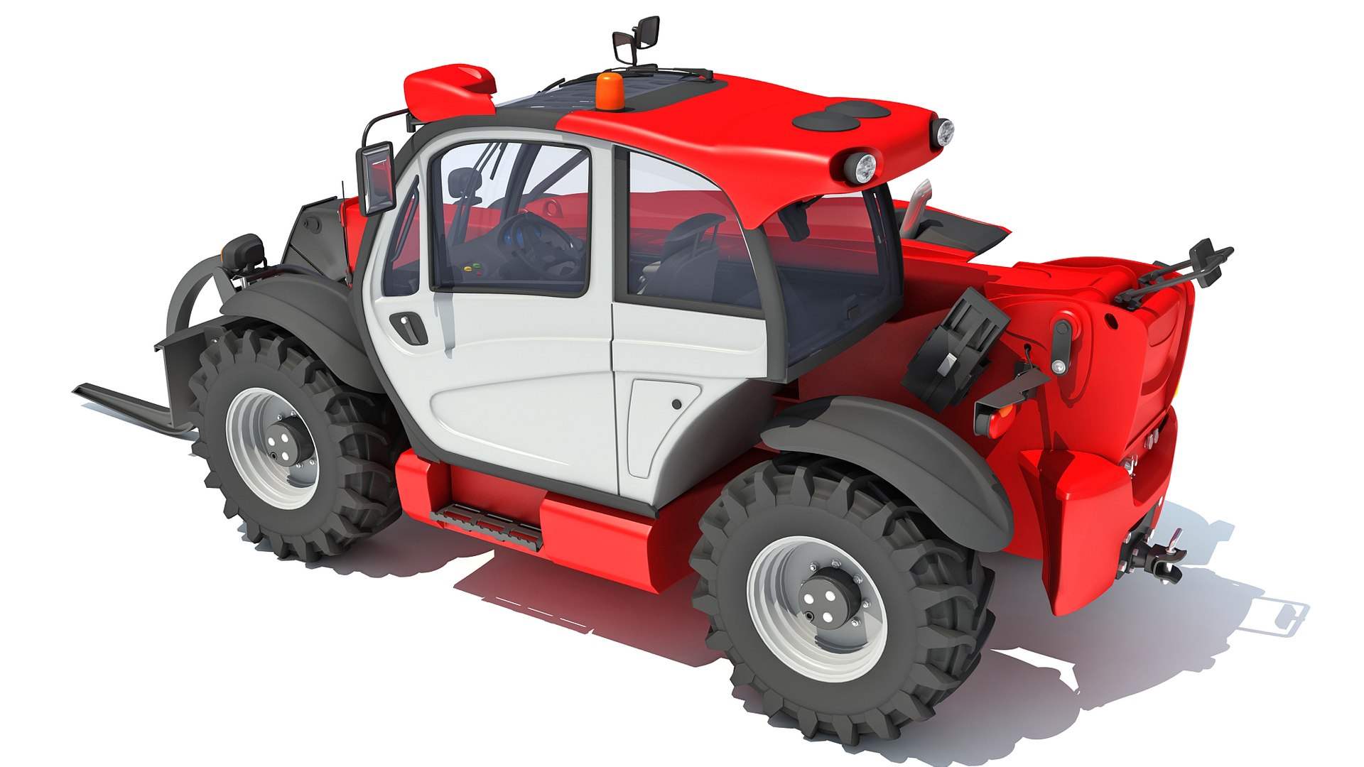 Handler Telehandler 3D Model - TurboSquid 1673081