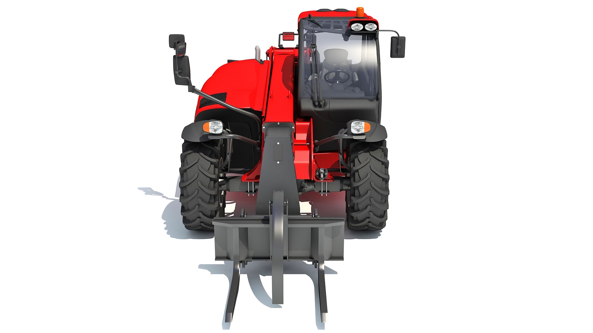 Handler Telehandler 3D Model - TurboSquid 1673081