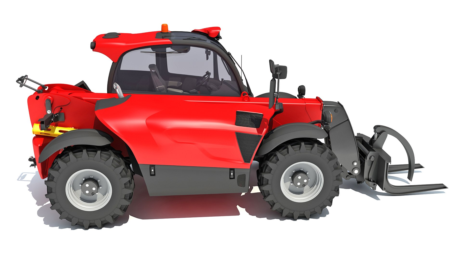 Handler Telehandler 3D Model - TurboSquid 1673081