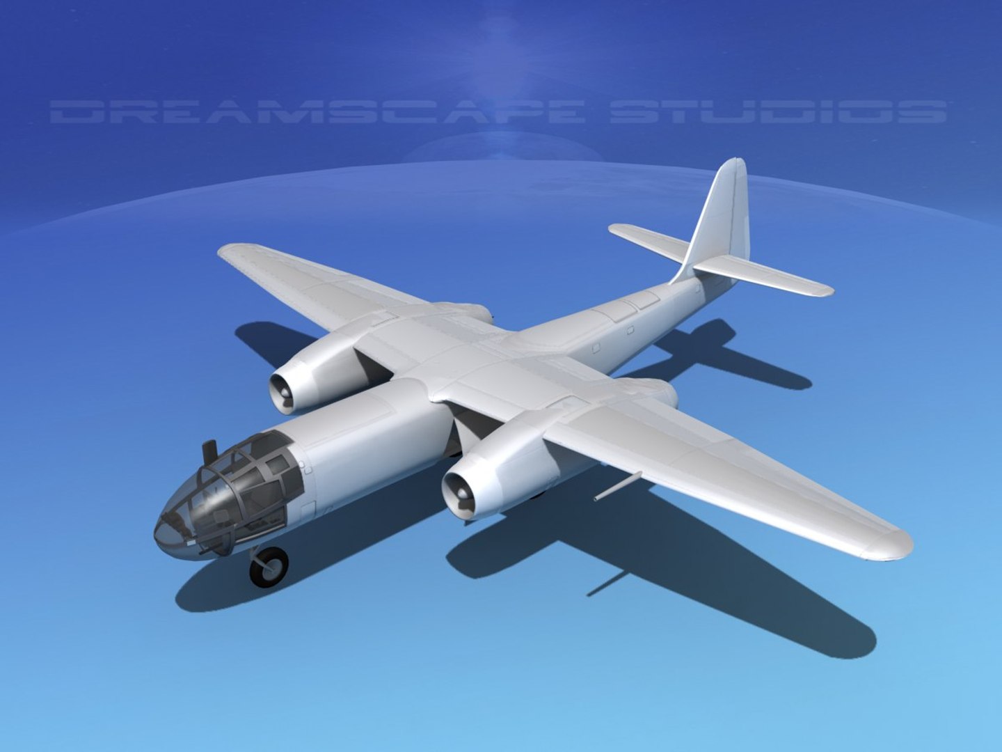 3d Arado Ar Blitz Bomber Model