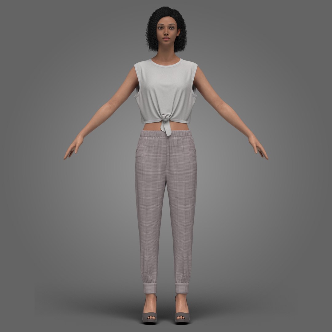 3D Female Chic Harmony - TurboSquid 2410386