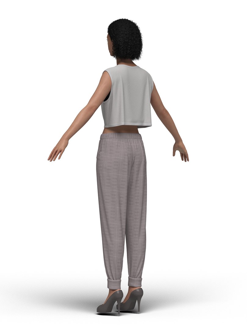3D Female Chic Harmony - TurboSquid 2410386