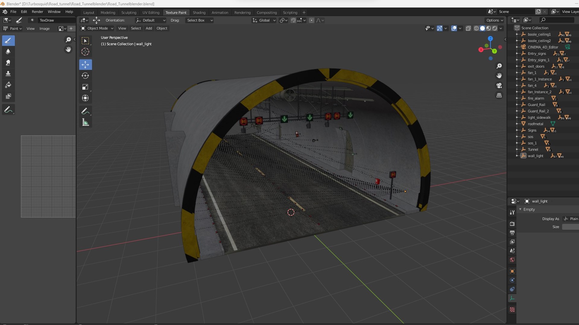 3D Road Tunnel Model - TurboSquid 2126528