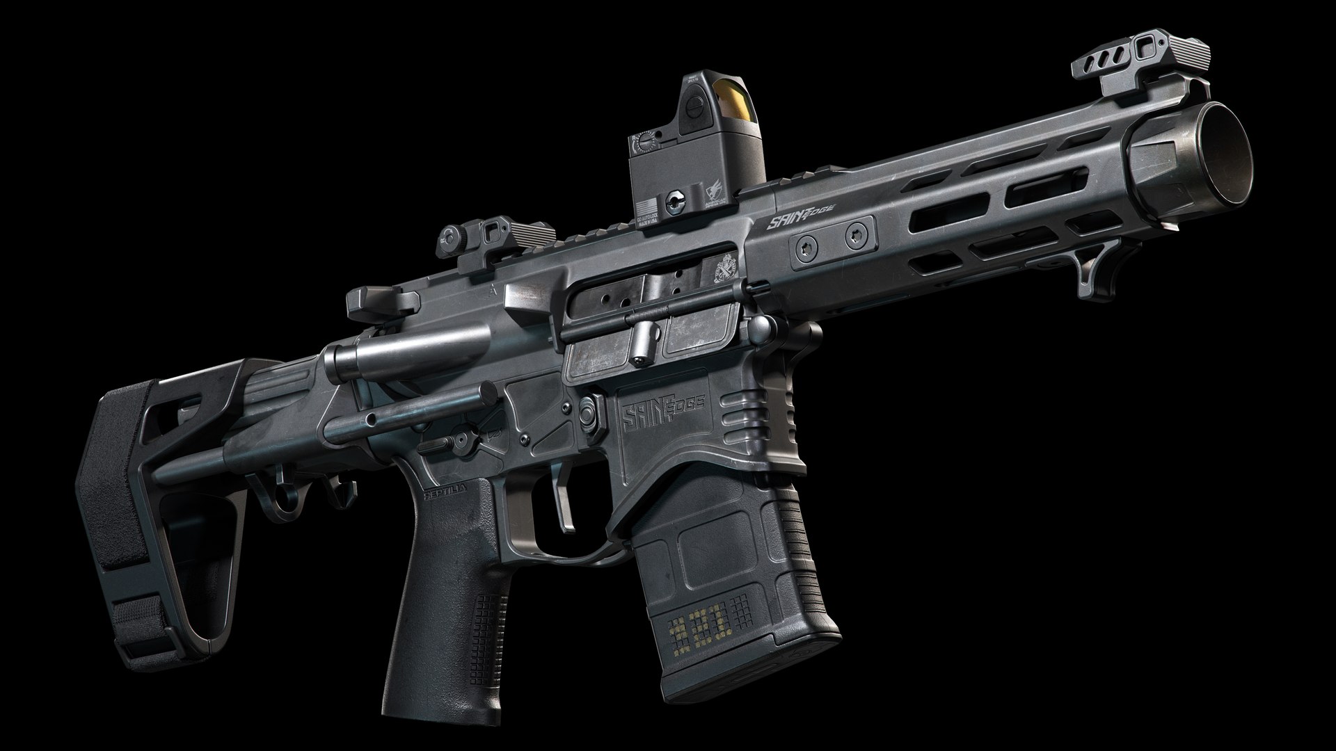 3D Model Pistol Ar15 - TurboSquid 1685762