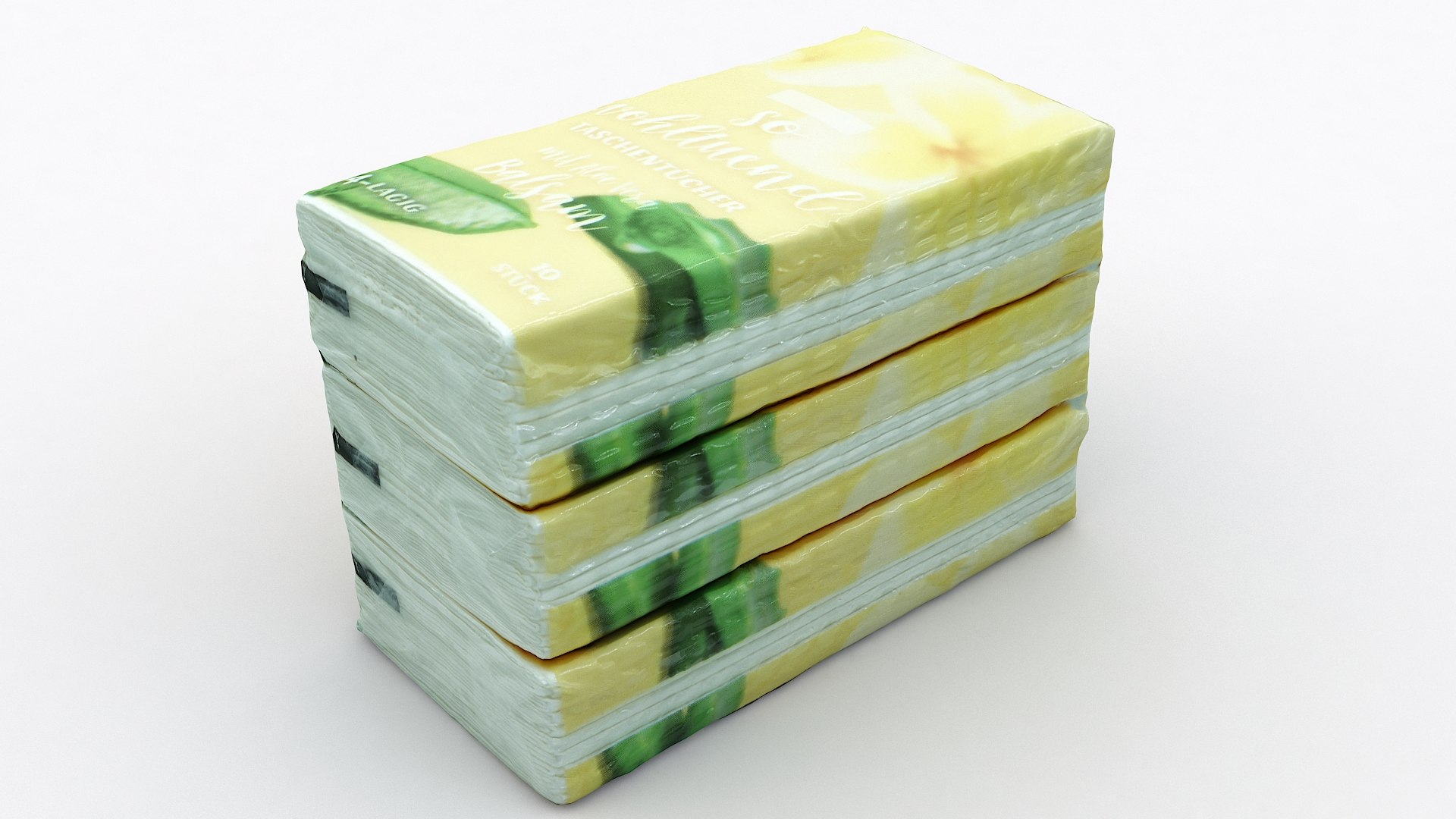 3D model handkerchief packages advertising - TurboSquid 1494469