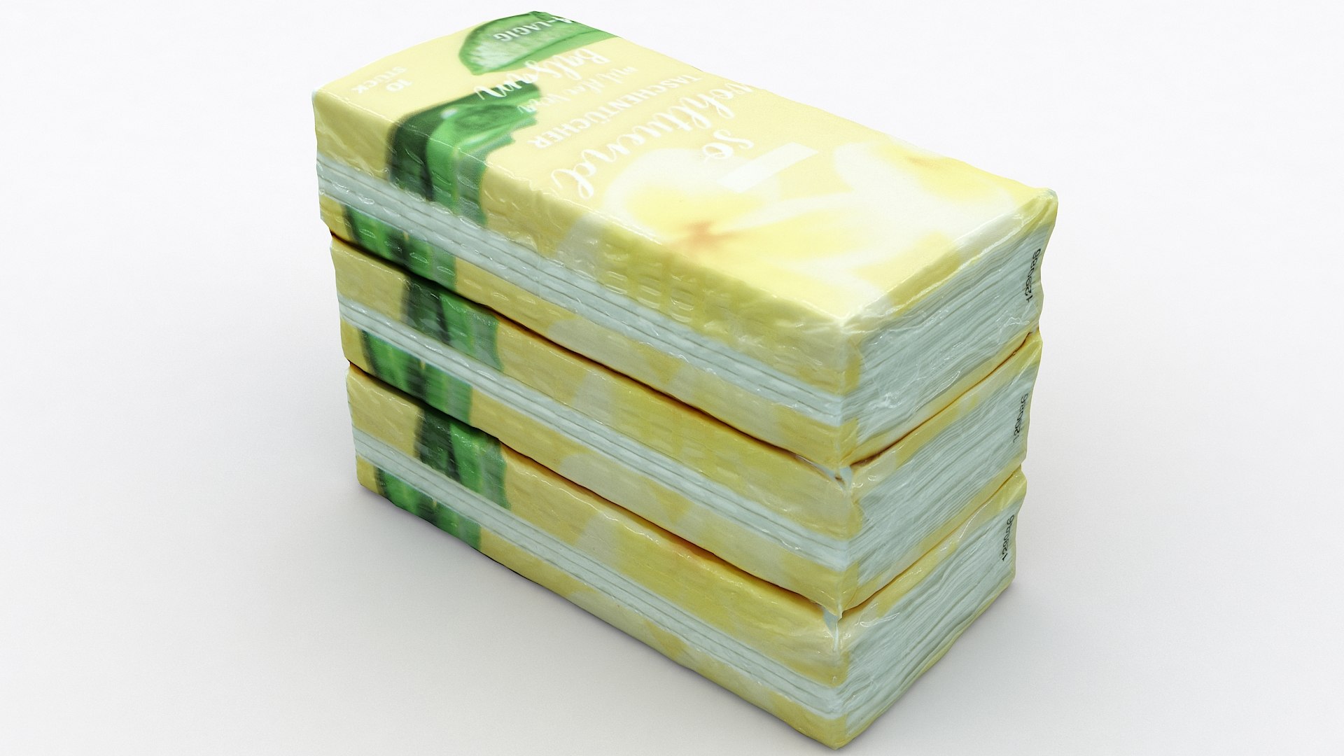 3D model handkerchief packages advertising - TurboSquid 1494469