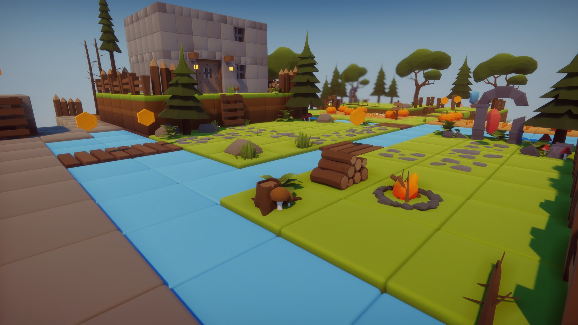 3D Model Modular Cubes Nature - TurboSquid 1570211