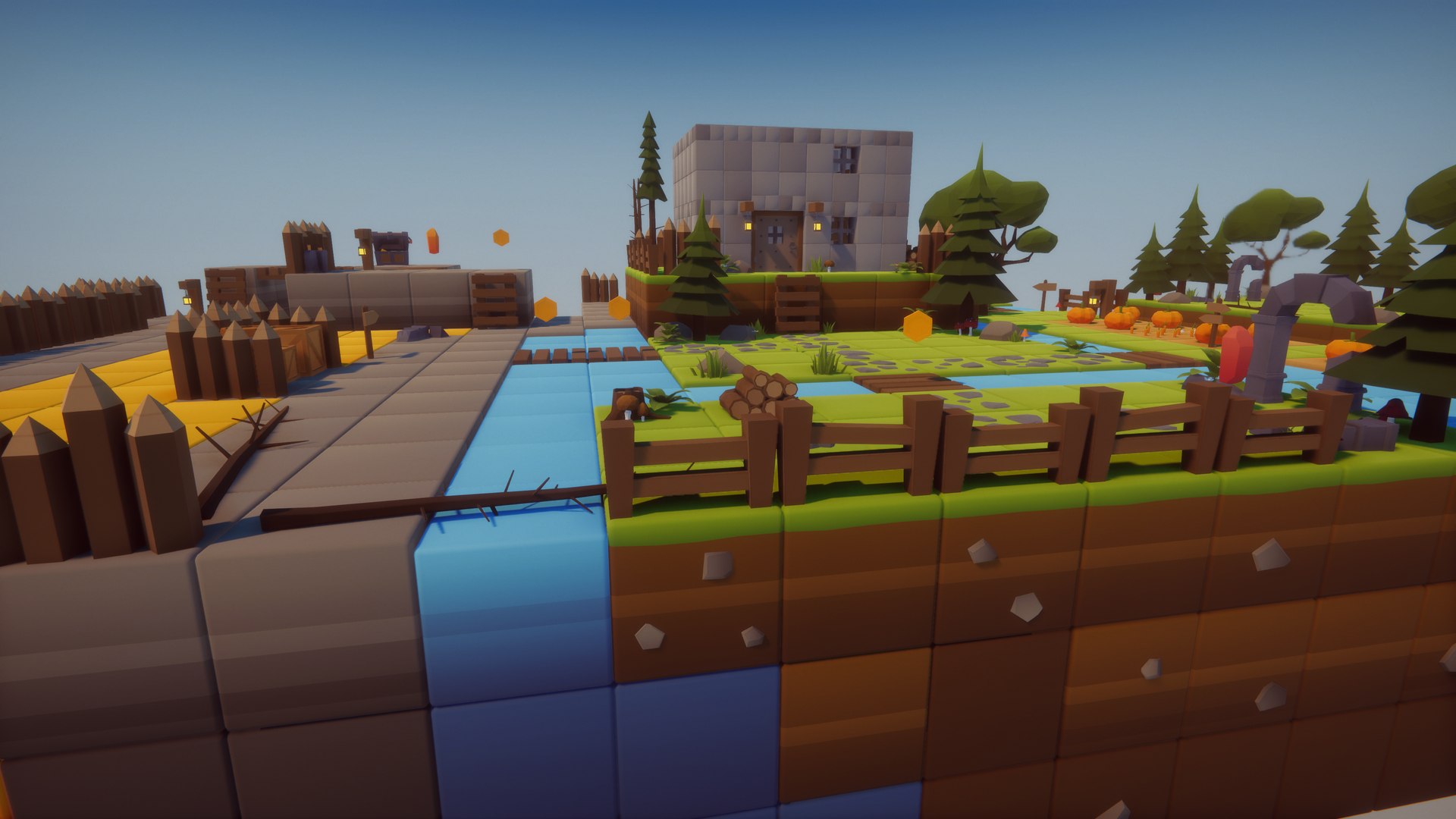 3D Model Modular Cubes Nature - TurboSquid 1570211