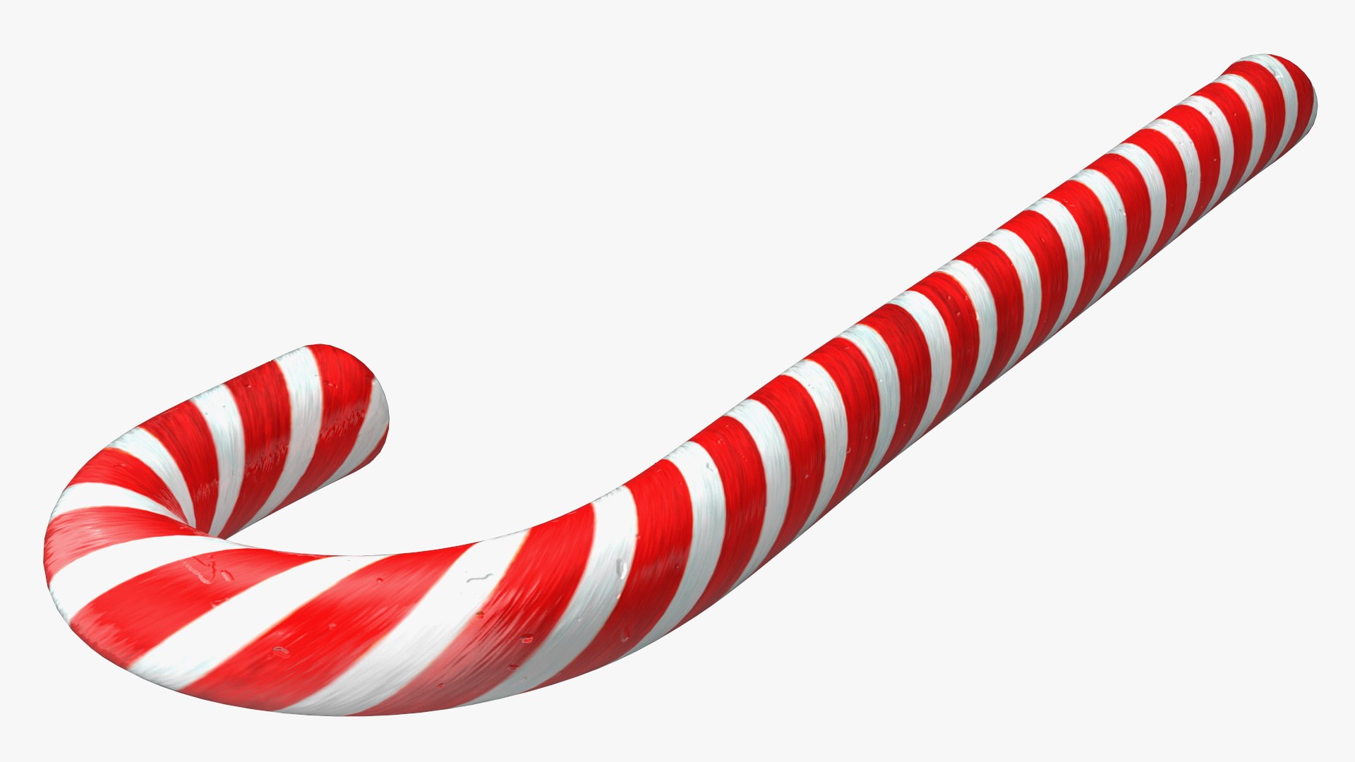 Christmas Cane Lollipop Red 3D Model - TurboSquid 1943459