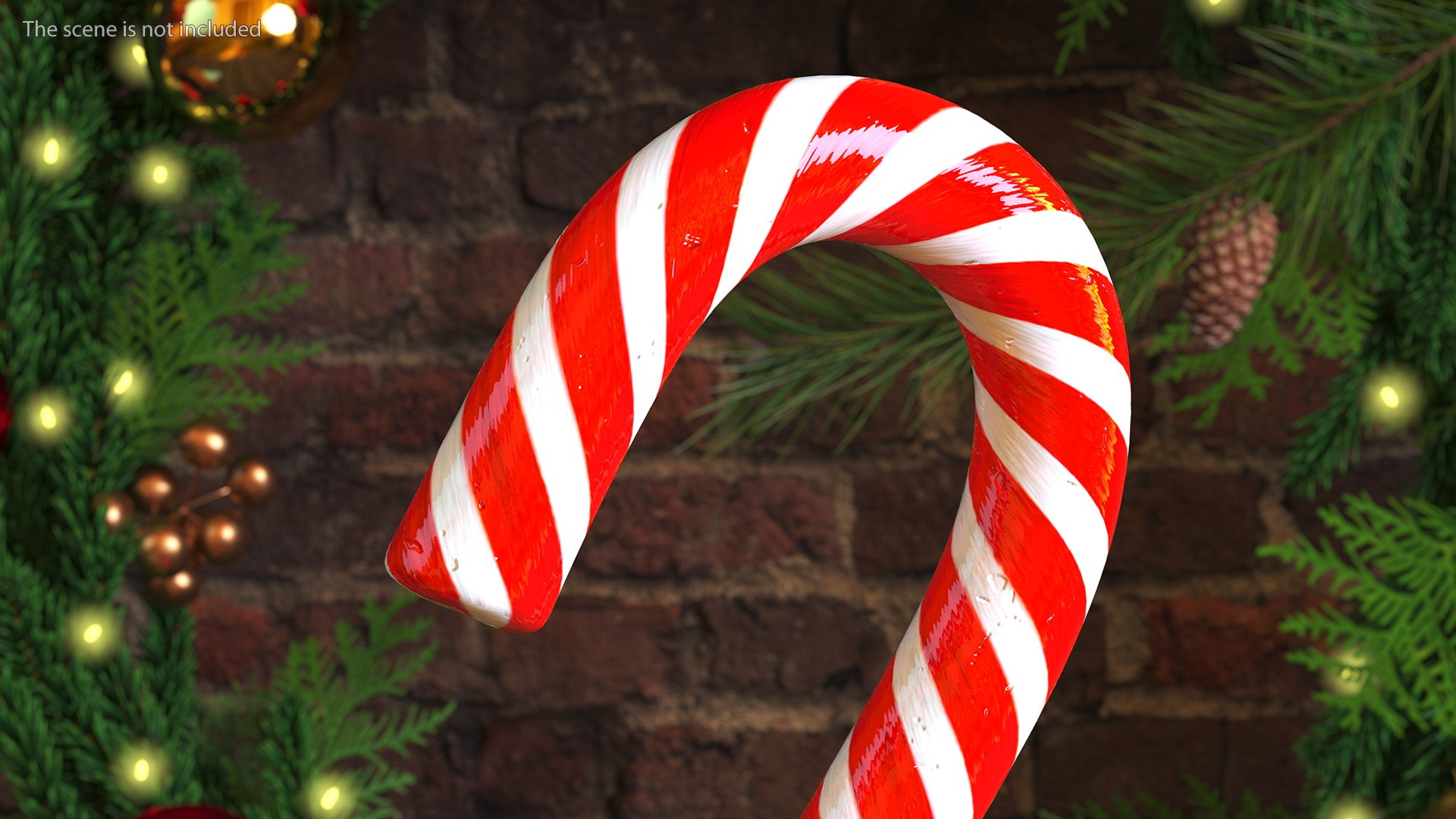 Christmas Cane Lollipop Red 3D Model - TurboSquid 1943459