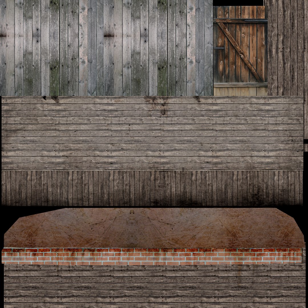 3ds Max Rustic Old House